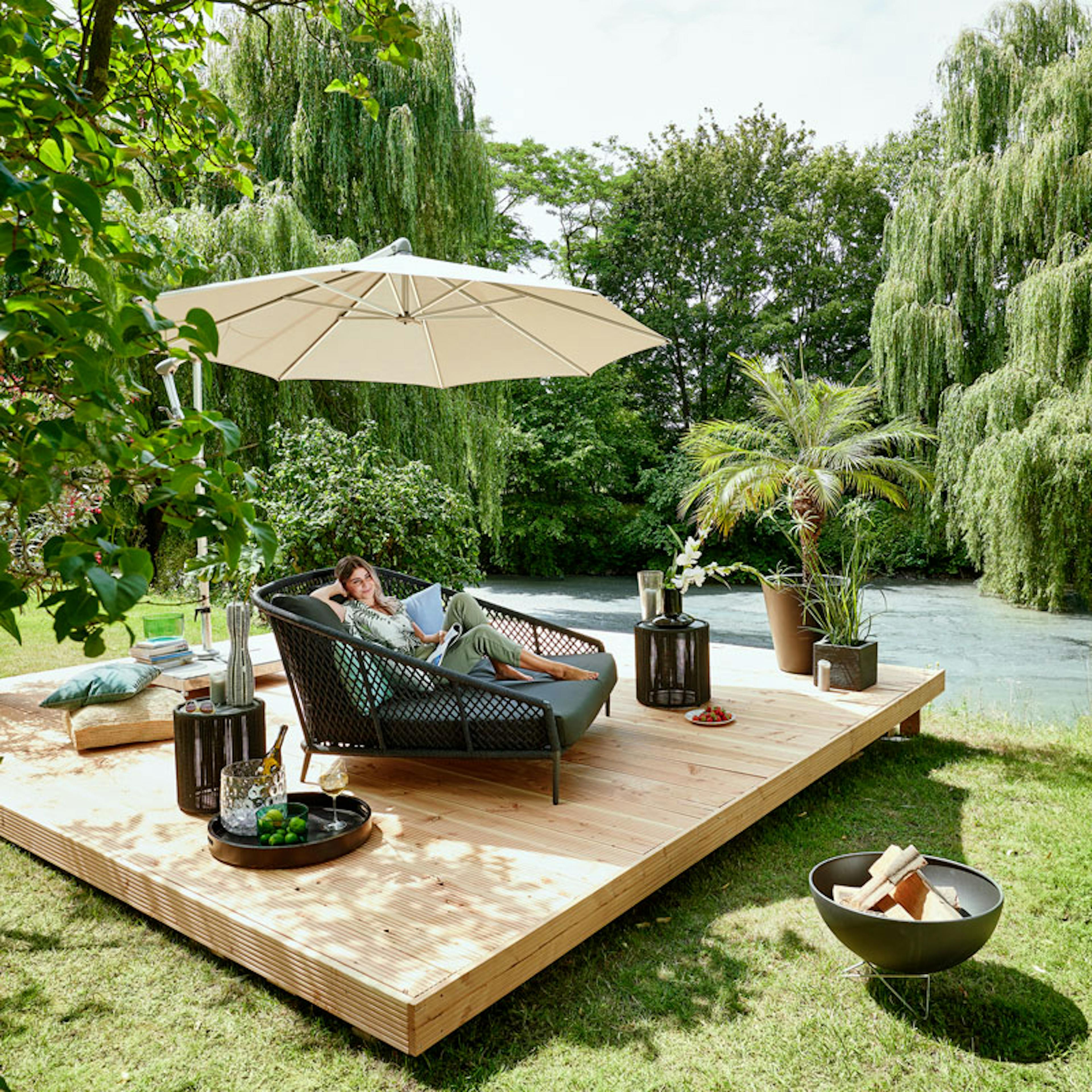 In 4 Schritten zur gemütlichen Gartenlounge